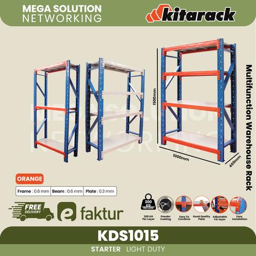 Jual Rack Gudang Besi Tinggi 1,5M Panjang 1M Light Duty 200kg KDS1015 ...