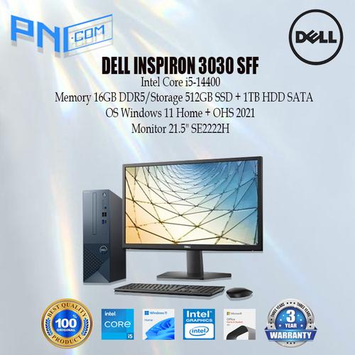 Jual Dell Inspiron 3030 SFF i5-14400 16GB 512GB SSD + 1TB HDD SATA ...