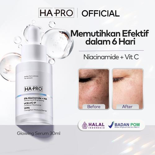 Jual [HAPRO] HA PRO Niacinamide Vit C Whitening Glowing Serum Essence ...