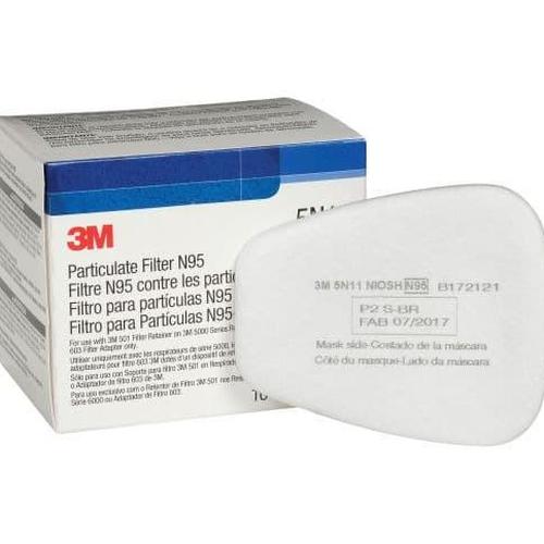 Jual 3M Particulate Filter 5N11, N95 Respiratory Protection , 1 Box ...