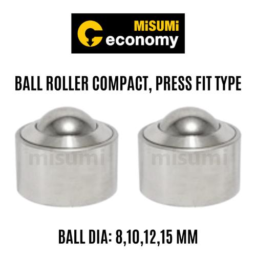 Jual Ball Rollers Compact, Tipe Press Fit Standard - C-SSPN15 - Kab. Bekasi - Misumi Indonesia ...