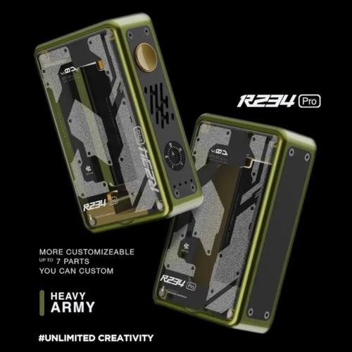 Jual Hotcig R234 Pro Box Mod only HEAVY ARMY 100% Authentic by Hotcig x ...