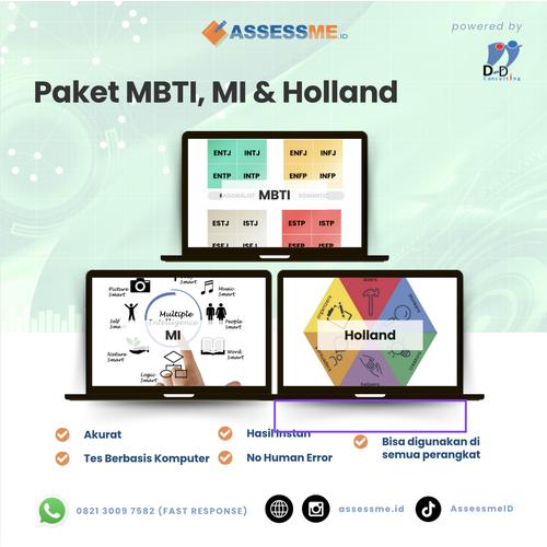 Jual Paket Tes Psikologi (3 Alat Tes): MBTI, Multiple Intelligence (MI ...