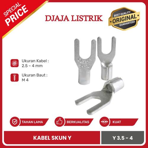 Jual Kabel Skun Y 4mm M4 Sekun Garpu CL Y 3.5 - 4 - TEMBAGA ASLI - GROSIR - Jakarta Pusat ...