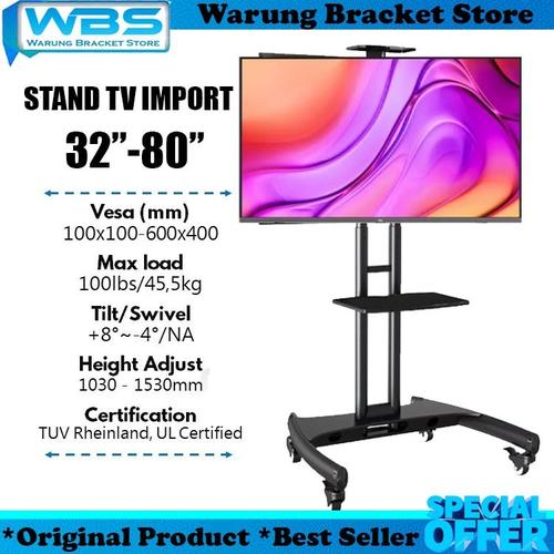 Jual Bracket Standing TV 75 70 65 55 50 43 32 Inch, NB AVA1500 32"-75 ...