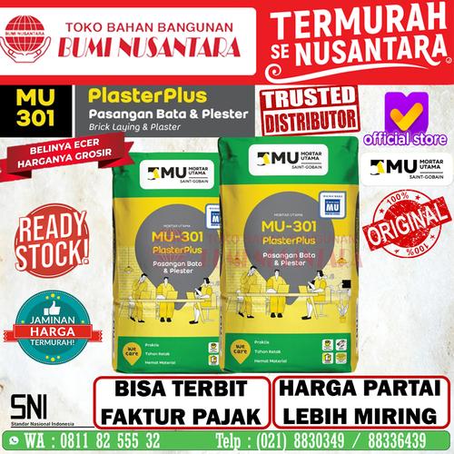 Jual Semen MU 301 40kg MU Plester 301 40kg Semen Plester Mortar Utama ...