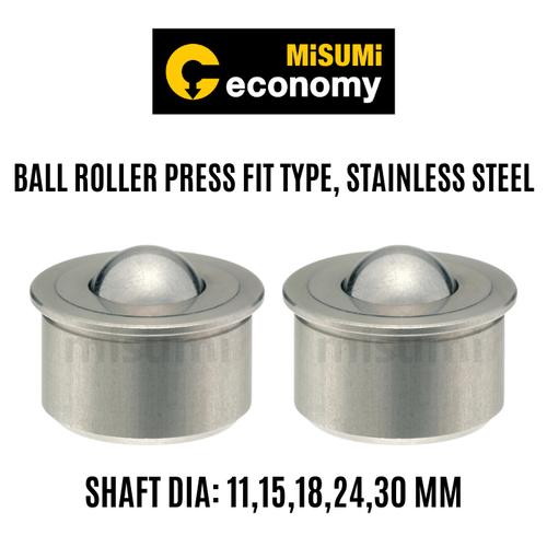 Jual Ball Rollers Press Fit Type, Stainless Steel - C-BCHA30 - Kab ...