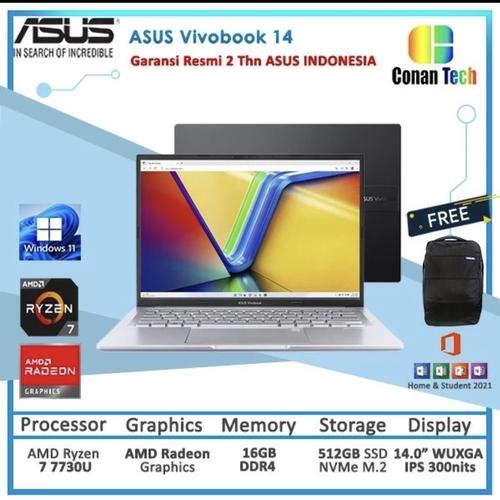Jual ASUS Vivobook 14 M1405YA Ryzen 7 7730U 16GB 512GB SSD W11+OHS ...