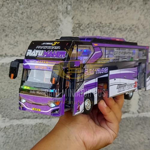 Jual Miniatur Bus Ratu Maher SJM Trans - Standard, Tanpa Telolet - Kab ...