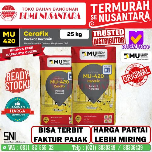 Jual Semen MU 420 25kg Semen Pasang Keramik MU 420 MU Cerafix 25kg ...