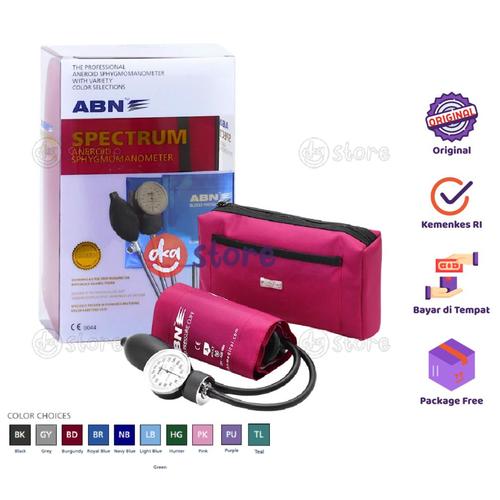 Jual Tensimeter Aneroid Abn Spectrum / Tensi Spektrum Motif Manual ...