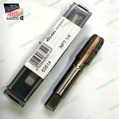 Jual MESIN TAP PIPA NPT 1/4 - 18 HSSG Art.63514 VOLKEL ORYGINAL GERMANY - Jakarta Barat ...