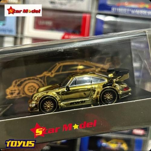 Promo Star Model - 1/64 Porsche RWB 964 Chrome Gold - Jakarta Pusat ...