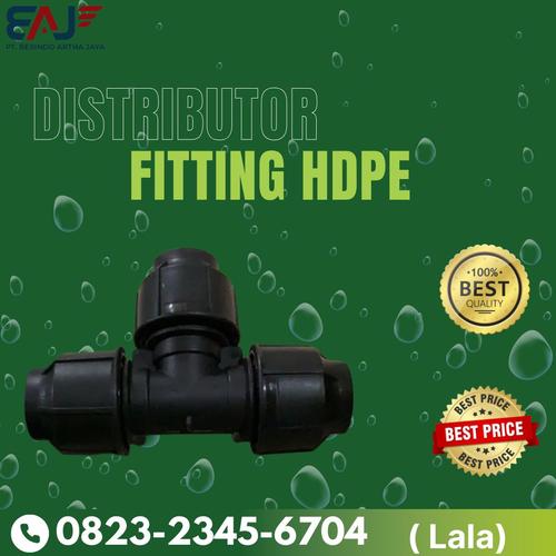 Jual Equal Tee Hdpe 75mm - Tee Hdpe 2,5" - Tee Compression Hdpe 75mm - Sambungan pipa HDPE 2,5 ...