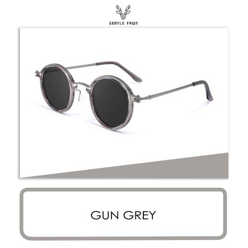 Promo Gray Pink Kacamata Sunglasses Polarized Bentuk Bulat Retro TR90 ...