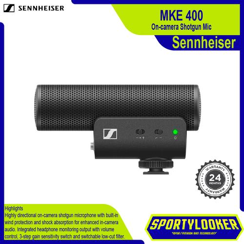 Jual Sennheiser MKE 400 / MKE400 Highly Directional On-camera Shotgun ...