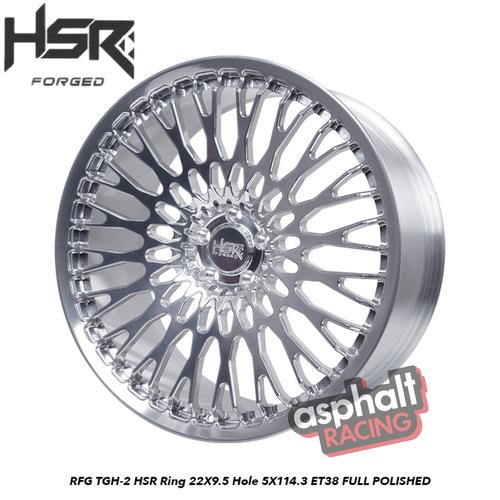 Jual velg mobil HSR FORGED R22 FULL POLISH PCD 5X114,3 UNTUK XTRAIL ...