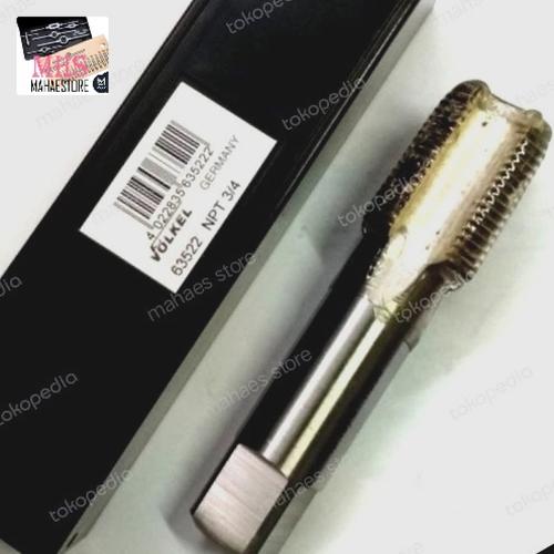 Jual MESIN TAP NPT 3/4 - 14 HSSG Art.63522 VOLKEL GERMANY - Jakarta Barat - MAHAESTORE | Tokopedia