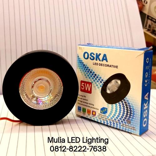 Jual Oska LED Decorative Downlight Spotlight 5 Watt - Putih, Body Putih ...