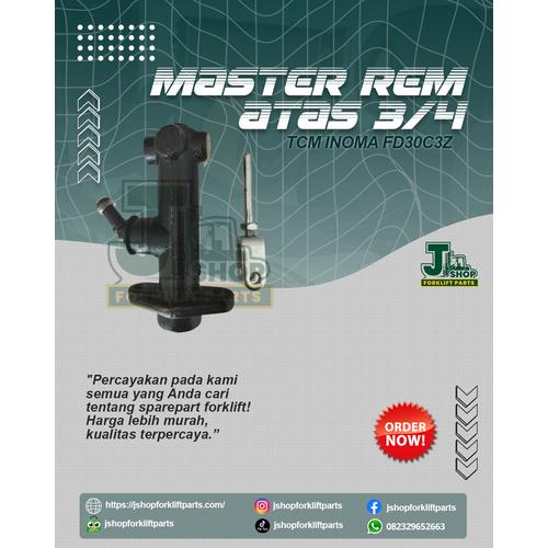 Jual 71.Master Rem Atas 3 per 4 Tcm Inoma FD30C3Z, Sparepart Forklift ...