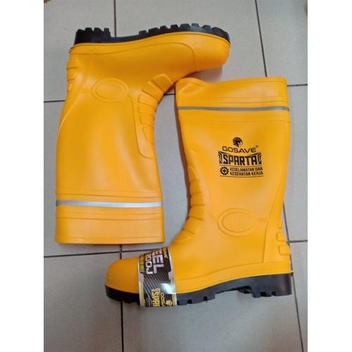 Jual Sepatu Boot Karet Safety 'GOSAVE' /sepatu boot safety ujung besi ...