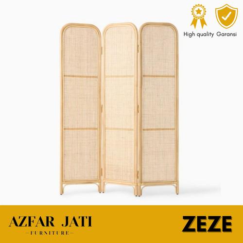 Jual Partisi Sekat Ruangan Rotan Pembatas Ruangan Zeze Room Divider ...