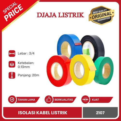 Jual Isolasi Kabel Listrik Highest Quality Plastic Tape NITTO 2107 ...