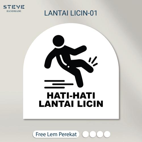 Jual Sign Board Lantai Licin | Papan Tanda Lantai Licin Label Akrilik ...