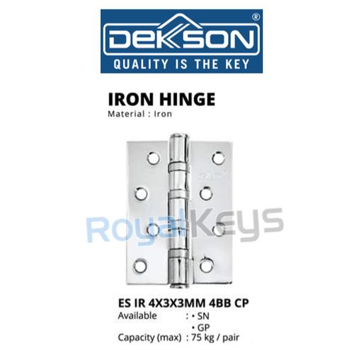 Jual Engsel Kupu Besi Pintu Iron Hinge Dekson Dekkson ES IR 4X3X3MM 4BB ...