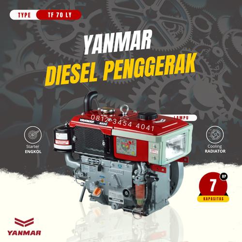 Jual Diesel 7 Pk YANMAR TF70 / Mesin Serbaguna 7 HP + Radiator Lampu ...