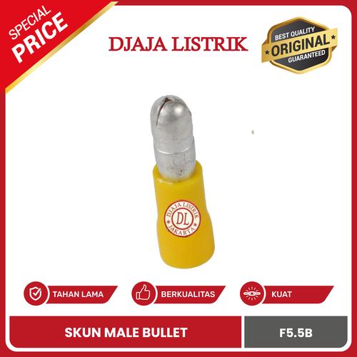 Jual Skun Male Bullet F5.5B Insulated Kuning - CL Skun Male Bullet F55B - Jakarta Pusat - Djaja ...