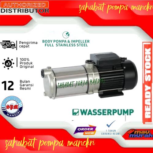 Jual pompa wasser booster pbmh 90-6ss pompa dorong stainless stel pbmh ...