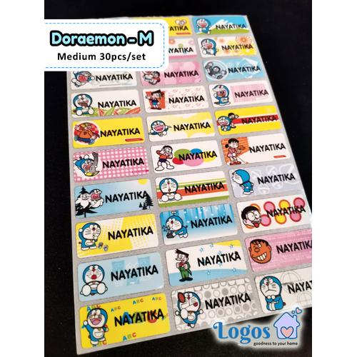 Jual Doraemon Sticker MEDIUM Name Label. Stiker karakter Nobita ...