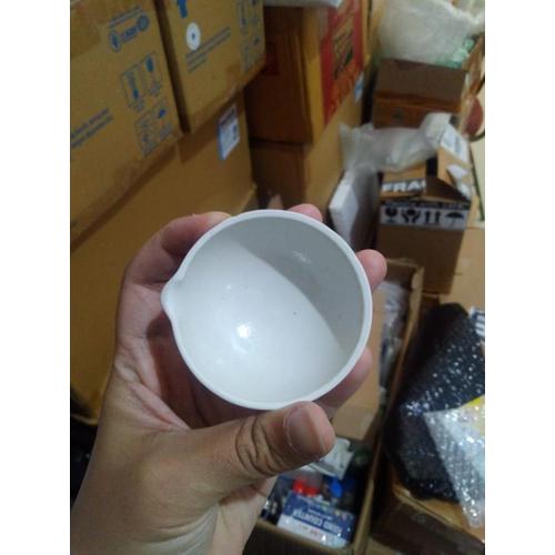 Jual READY Cawan Porselin 35ml Penguap Evaporating Dish 35 ml Porcelain ...