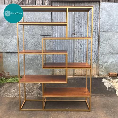 Jual Rak Partisi Industrial Besi Rak Lemari Partisi Besi & Katu Jati ...