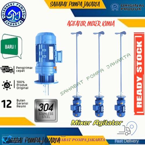 Jual Agitator mixer kimia 2,2Kw 3kw 3phase 2pole with gearbok 1 set ...