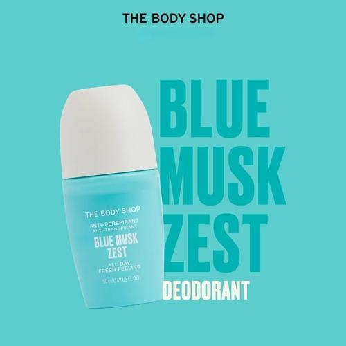 Jual The Body Shop BLUE MUSK ZEST ANTIPERSPIRANT DEODORANT 50ML ...