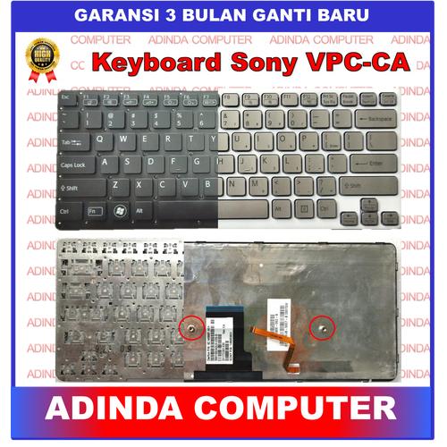 Jual Keyboard Sony VPC-CA VPC-CA15FA VPC-CA16FG VPC-CA190S Silver Backlight Backlite - Silver ...