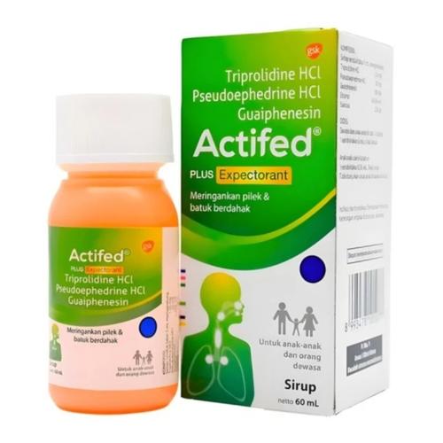 Jual ACTIFED PLUS EXPECTORANT SYRUP 60 ML HIJAU - Kab. Tangerang - TO ...