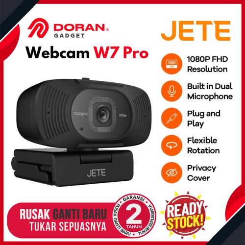 Promo Webcam JETE W7 Pro Web Cam 1080p Full HD Kamera Handphone Laptop ...
