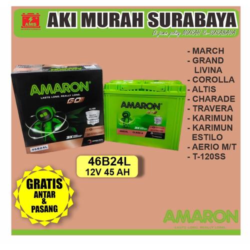 Jual AKI KERING MOBIL ERTIGA, XL7, XPANDER AMARON GO NS60L 12V 45 AH SURABAYA - TUKAR AKI LAMA ...