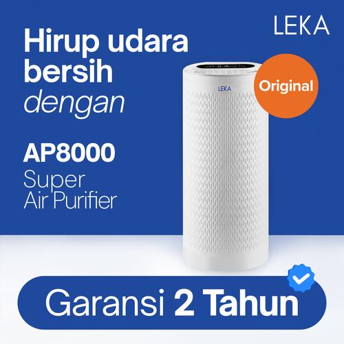 Promo LEKA AP8000 Super Air Purifier - HEPA13 Filter UVC Ion Negatif ...