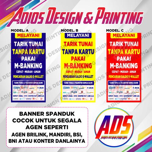 Jual Banner Agen BRilink Bisa Tarik Tunai / Spanduk Agen BRilink Tarik ...