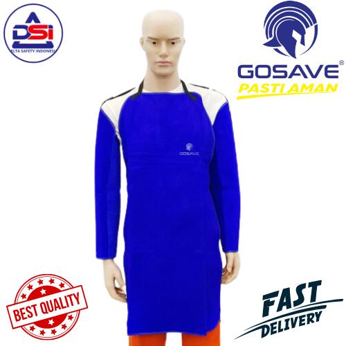 Jual Apron Las Set GOSAVE Kulit Badan Tangan Seragam Baju Las Safety ...
