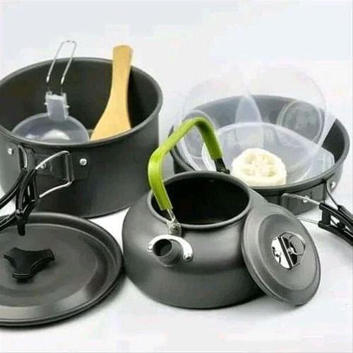 Jual Alat Masak Kemping Gunung Panci Dan Teko Cooking Set Plus Teko Ds ...