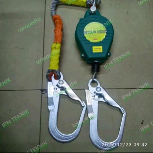 Jual BEST!!! Fall arrester 5meter Retractable lifeline safety ...