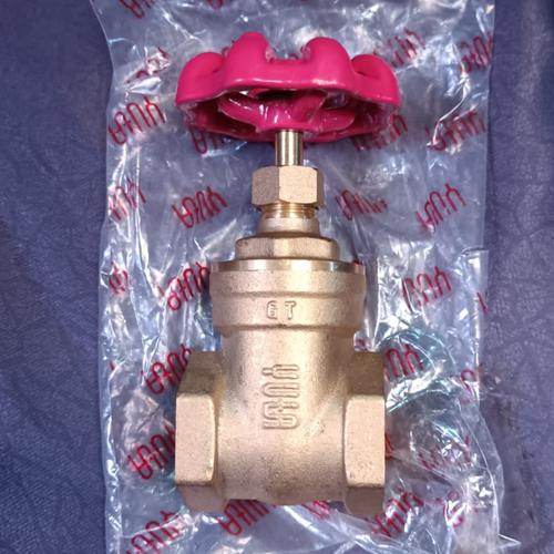 Jual stop kran gate valve kuningan 1" inch YUTA 200wog - Kota Bandung ...