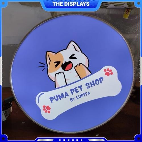 Jual Signage Round Box LED 80cm Custom Gambar Neon Box Nyala - 1 SISI ...