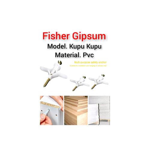 Jual Fisher Gipsum Kupukupu Sekrup Skrup Gypsum - Jakarta Pusat ...