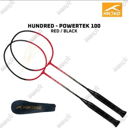 Jual raket badminton hundred powertek 100 2in1 red/black - Kota Bandung ...